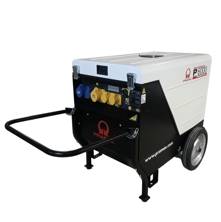 Pramac P6000 6 KVA / 5.4 KW Quite Diesel Generator w/ Wheel Kit – MAC ...